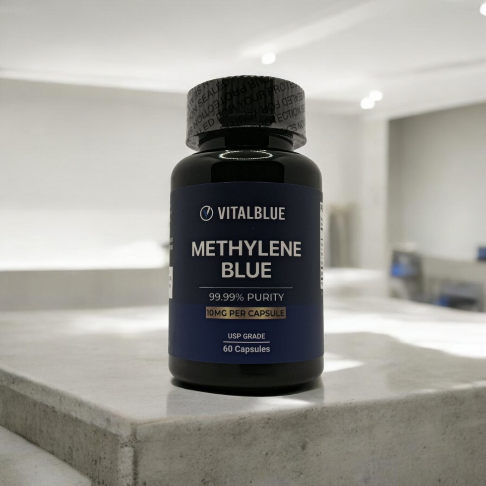 Vital Blue Methylene Blue 60 10mg Capsules – VitalBlue