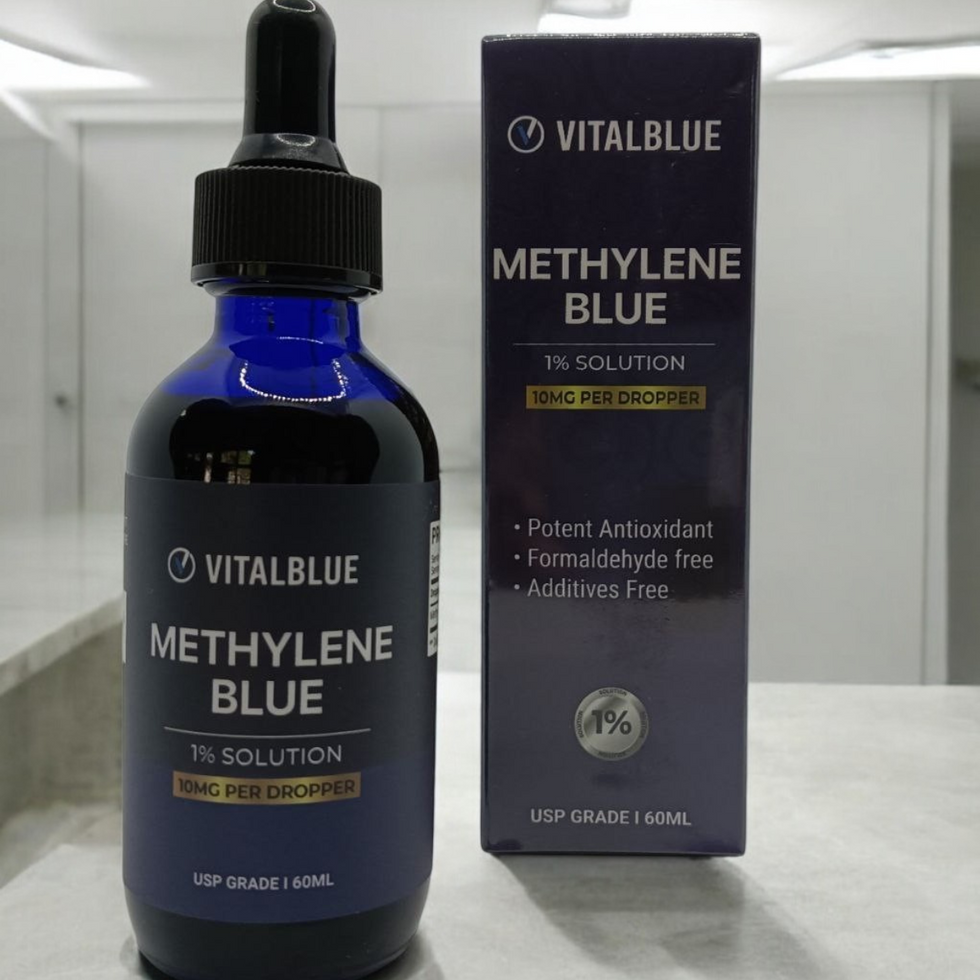 Vital Blue Methylene Blue 60ml Liquid Format – VitalBlue