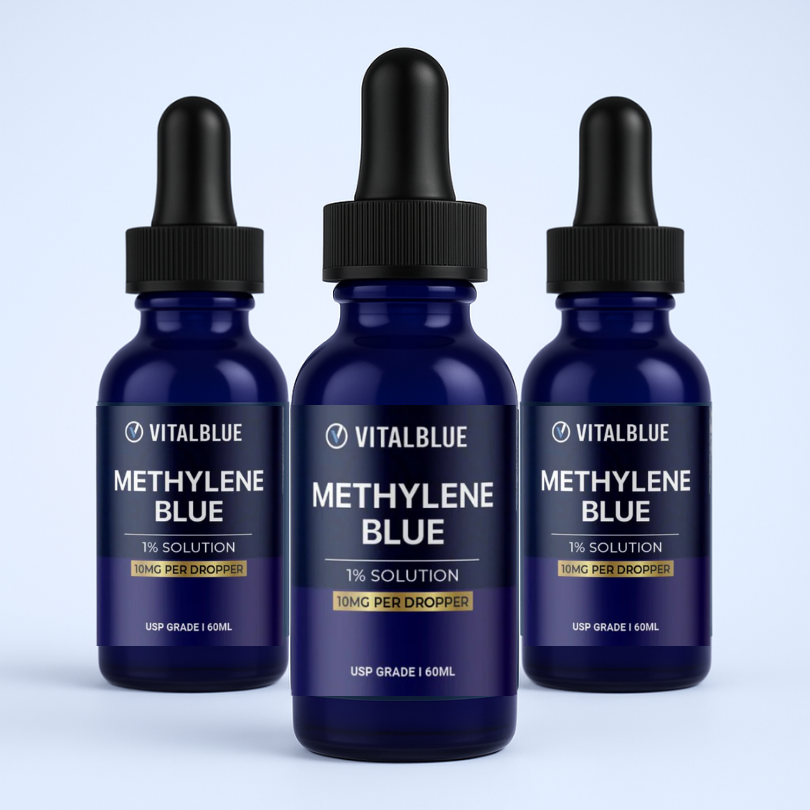 Vital Blue Methylene Blue 60ml Drops – VitalBlue